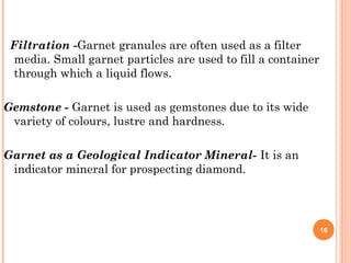 Garnet GROUP OF MINERAL | PPT