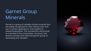 Simple presentation of garnet crystal by jeeva.pptx