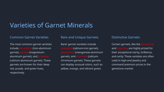 Simple presentation of garnet crystal by jeeva.pptx