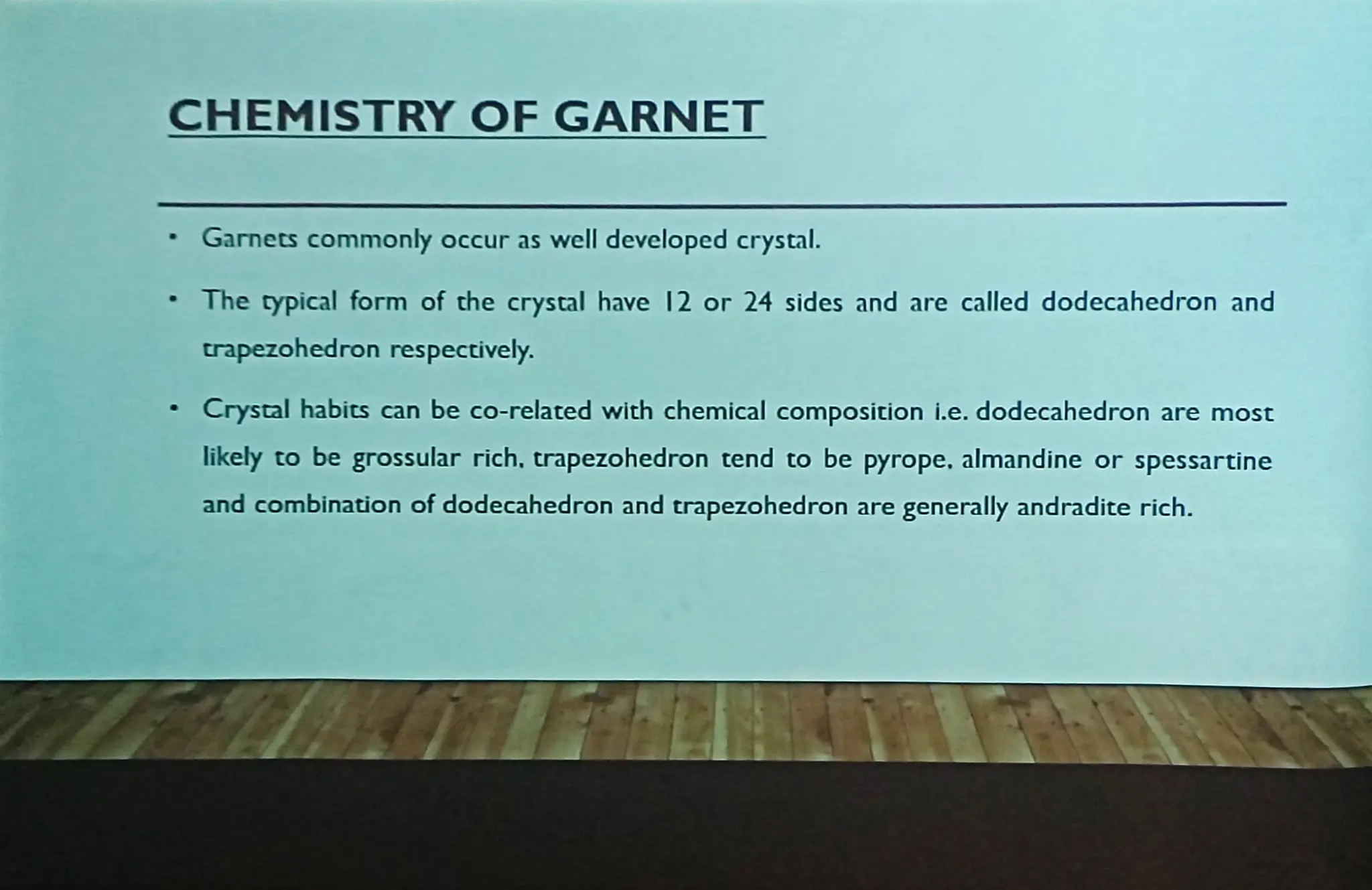Garnet Group of minerals and it classification | PDF