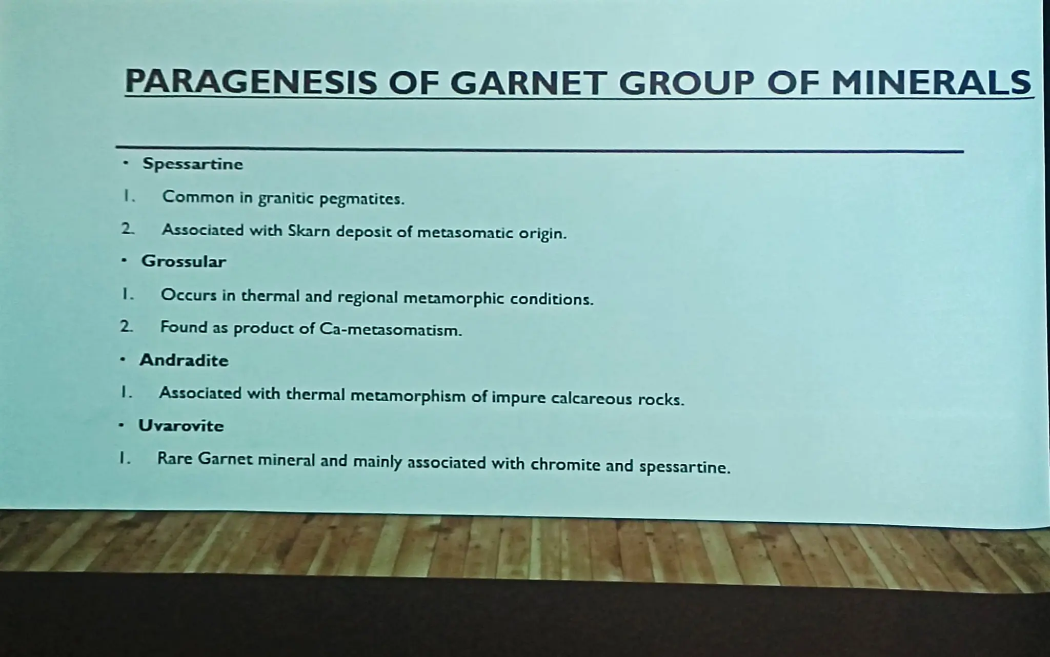 Garnet Group of minerals and it classification | PDF
