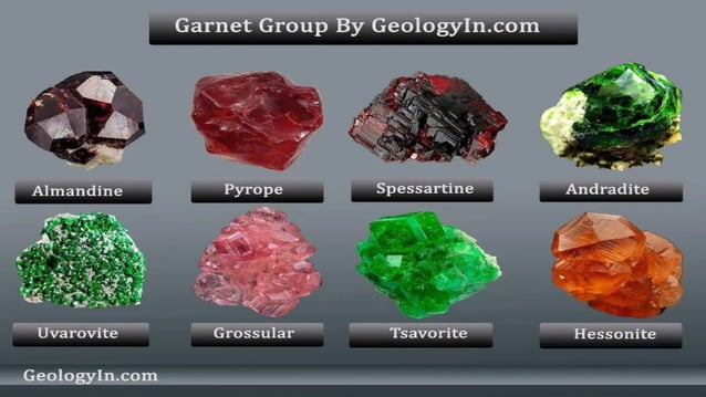 Introduction to GARNET GROUP in mineralogy .pptx