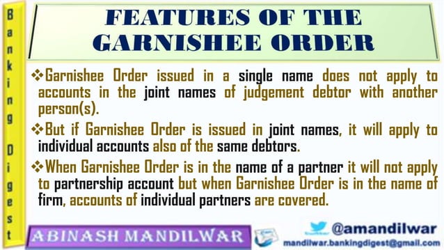 GARNISHEE ORDER & ATTACHMENT ORDER.pdf | Credit Cards | Personal Debt