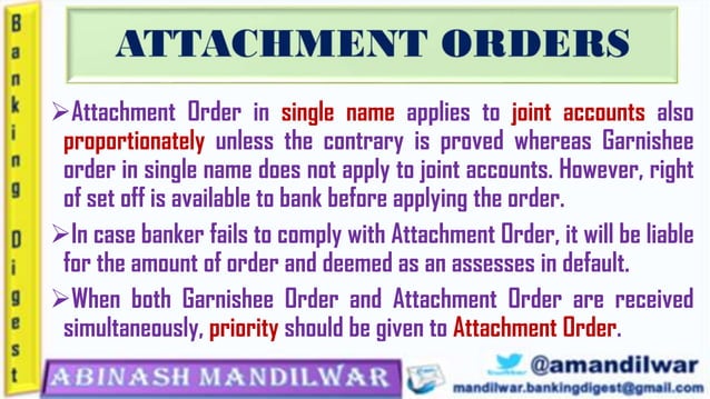 GARNISHEE ORDER & ATTACHMENT ORDER.pdf | Credit Cards | Personal Debt