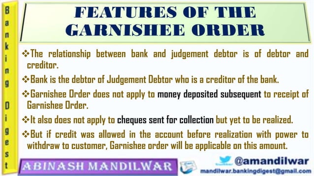 GARNISHEE ORDER & ATTACHMENT ORDER.pdf | Credit Cards | Personal Debt