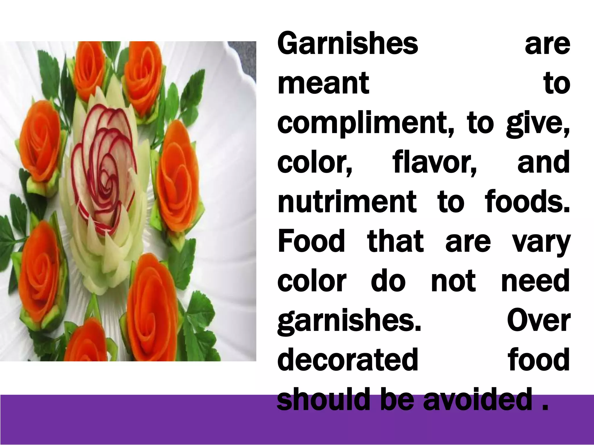 Garnishes/Garnishing | PPTX