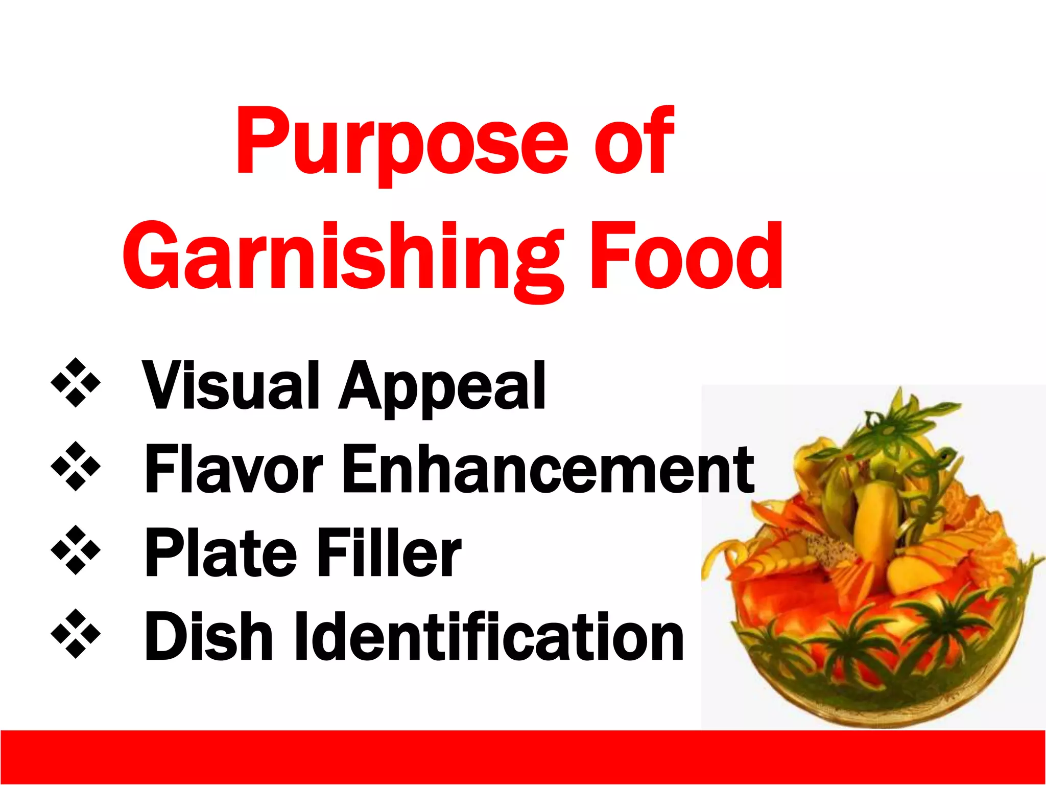 Garnishes/Garnishing | PPTX