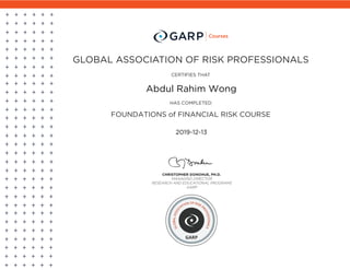 GARP_Foundations_of_Financial_Risk.pdf | Financial Industry | Industries