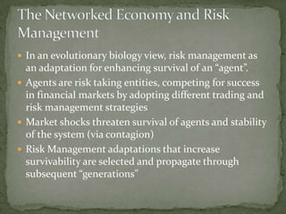 The New Risk Management Framework after the 2008 Financial Crisis ...