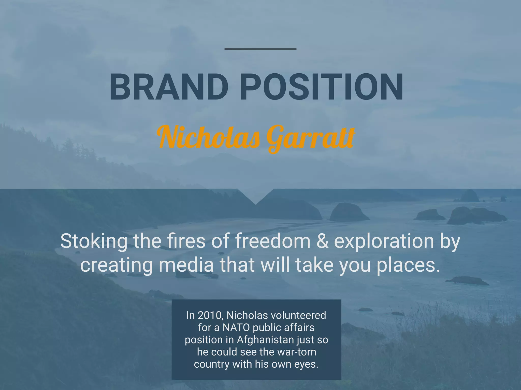 Nicholas Garratt Personal Brand Exploration | PDF