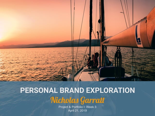 Nicholas Garratt Personal Brand Exploration | PDF