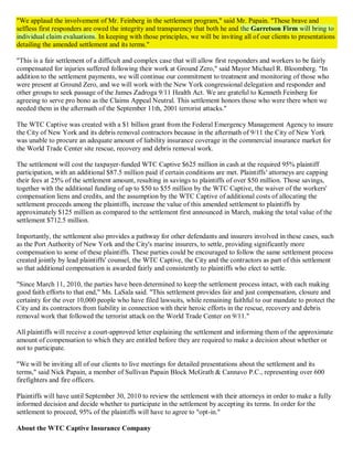 GARRETSON - NAPOLI BERN RIPKA SHKOLNIK (WTC Plaintiff Receive ...