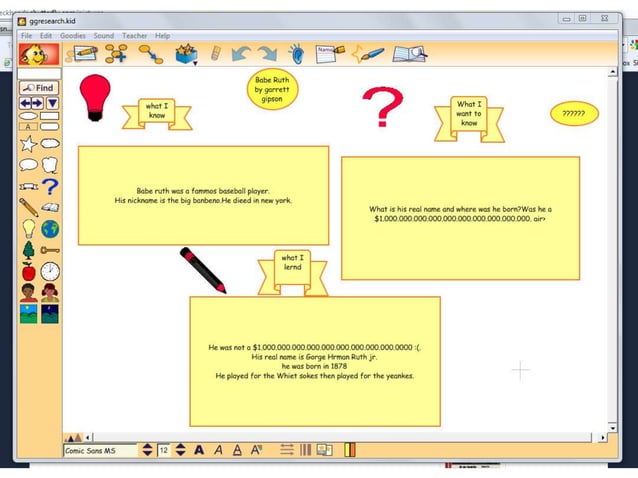 Garrett's Kidspiration on Babe Ruth | PPTX