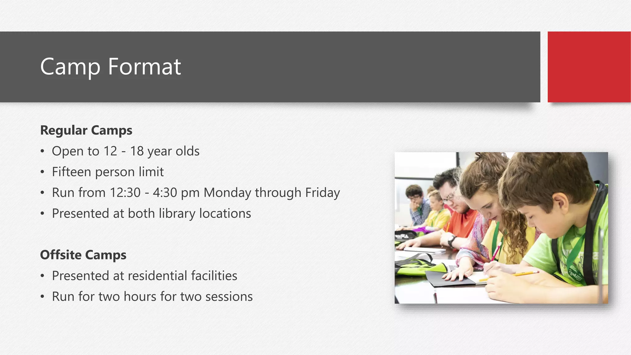 NCompass Live: Teen Summer Camps | PPT