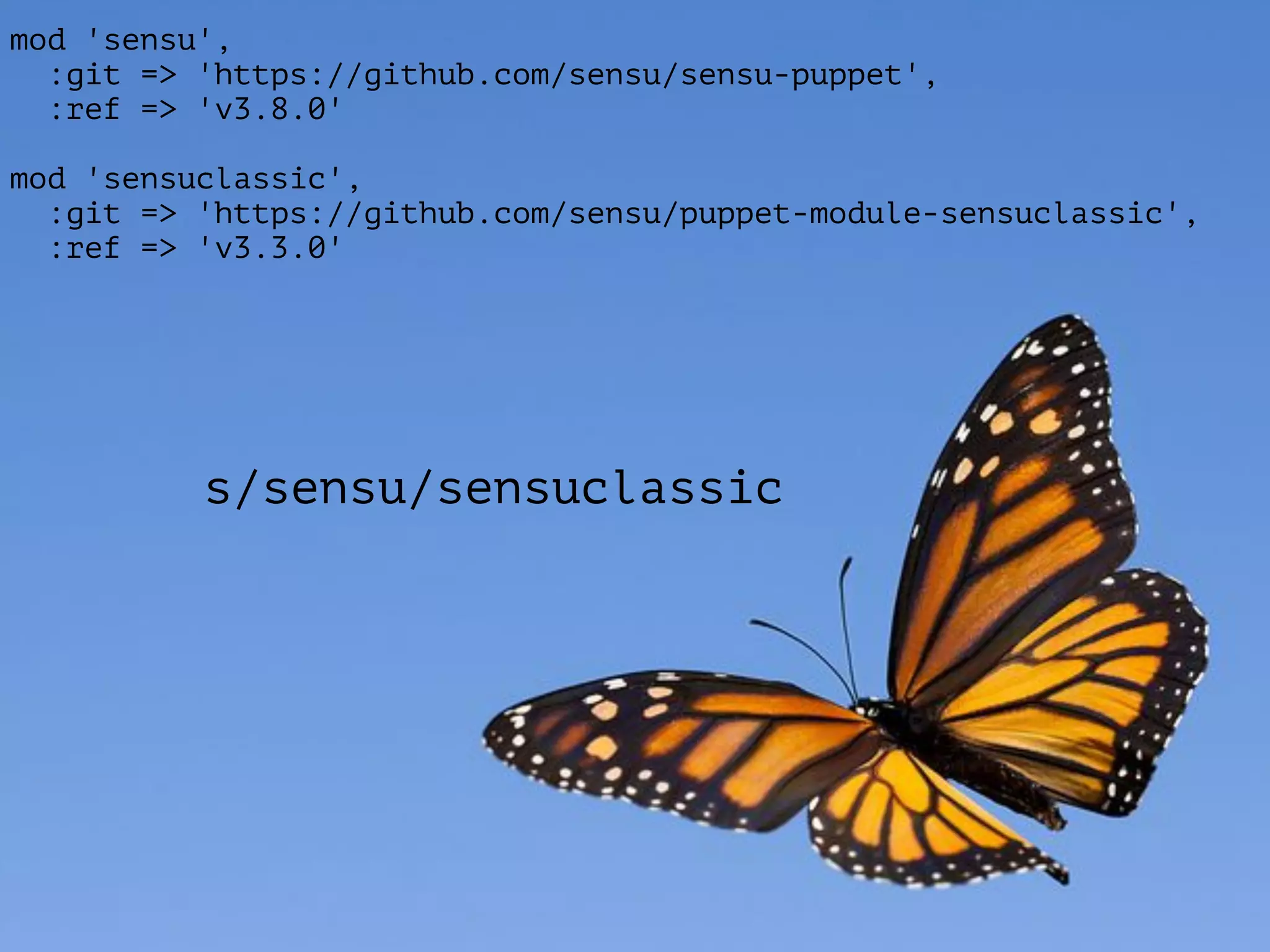 Ecosystem session: Sensu + Puppet | PPT
