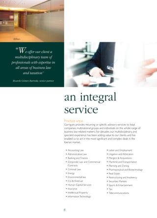 Garrigues law firm: corporate brochure (abril 2014) | PDF