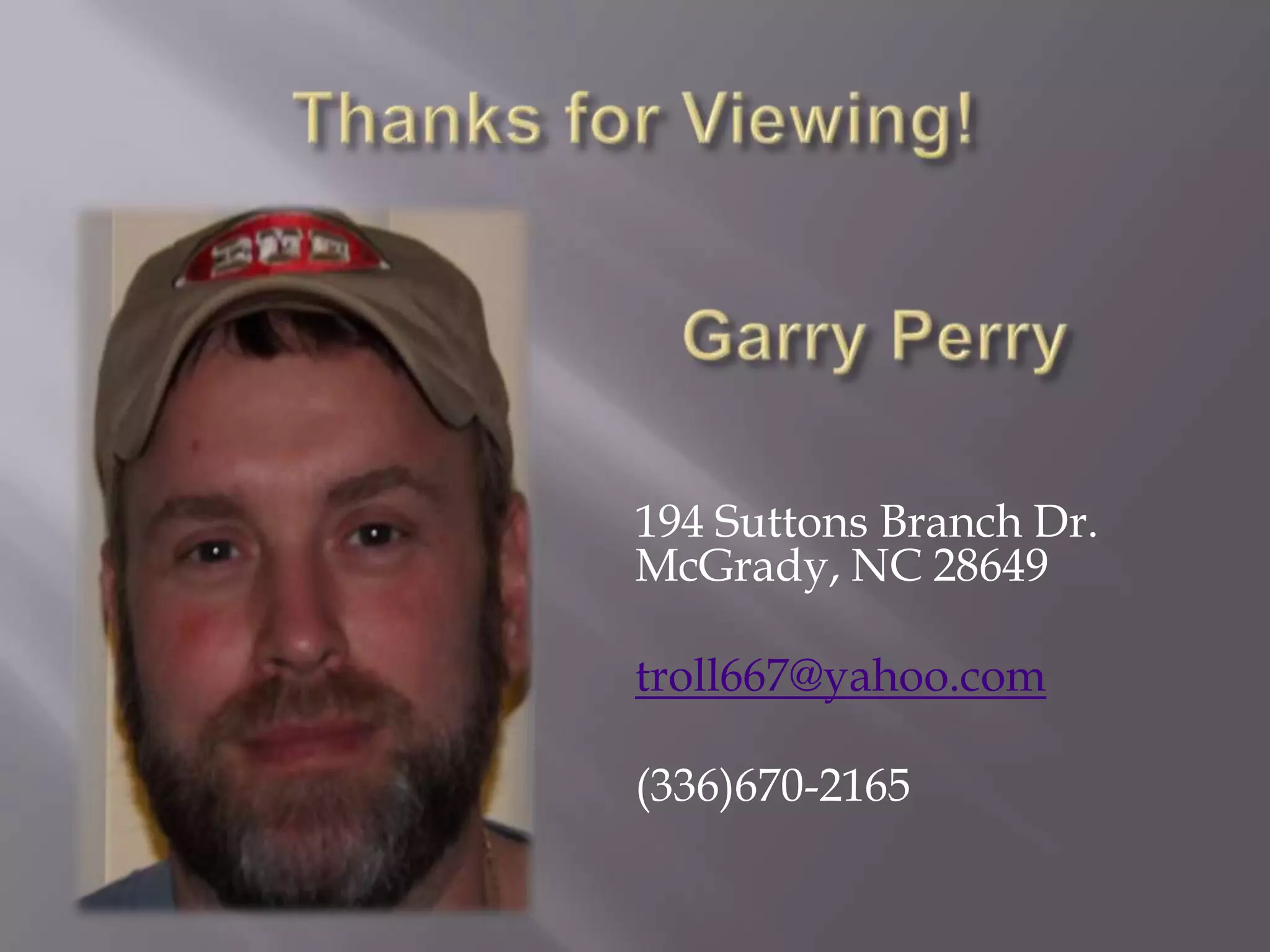Garry perry | PPTX