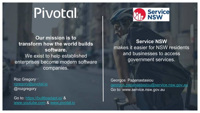 Gartner ADDI 2018: Pivotal & Service NSW | PPT