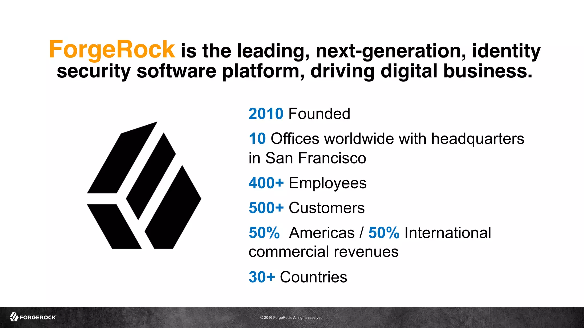 ForgeRock: Identity Relationship Management is the Foundation for Your ...