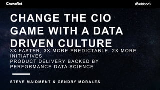 Gartner - Changing the CIO game with a Data Driven Culture | PPTX ...