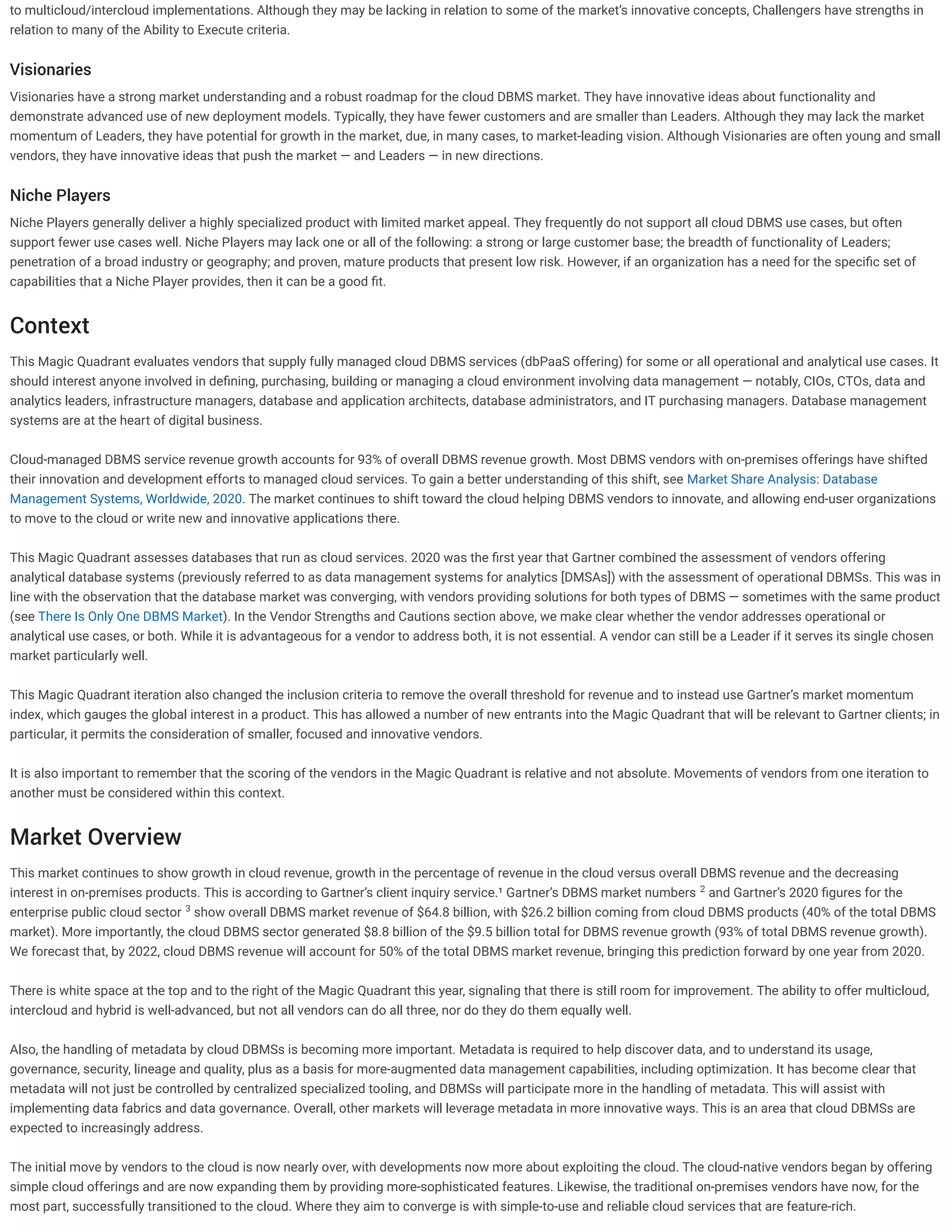 Gartner 2021 Magic Quadrant for Cloud Database Management Systems.pdf