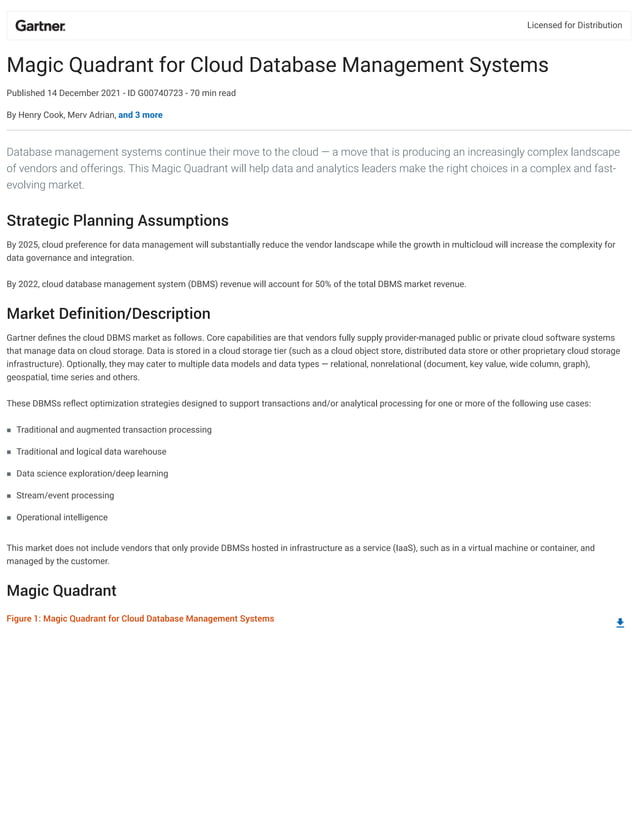 Gartner 2021 Magic Quadrant for Cloud Database Management Systems.pdf