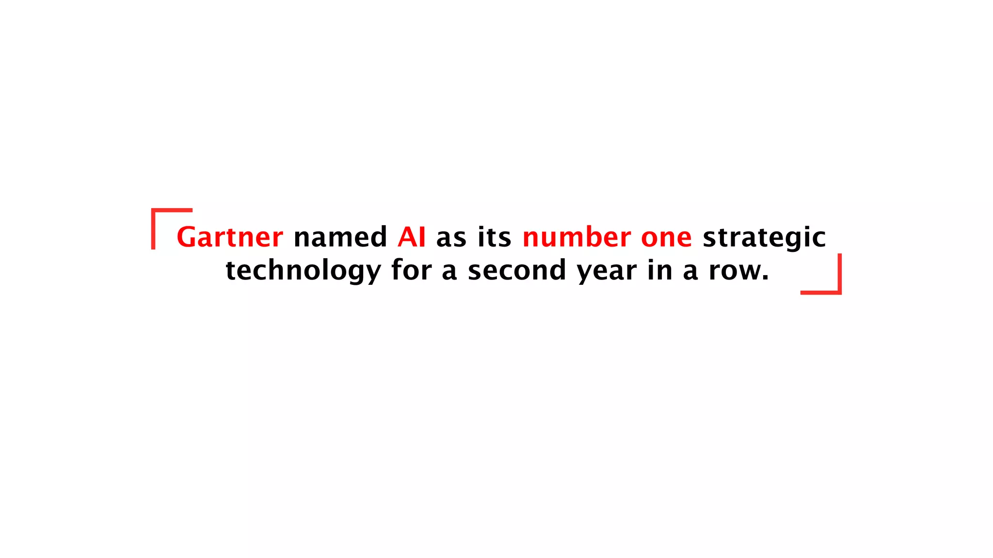Gartner artificial intelligence 2017 trends | PPT