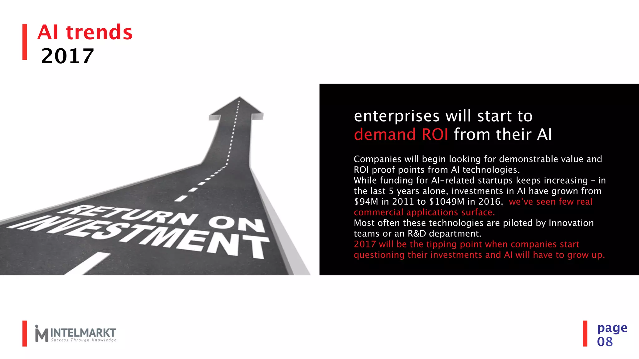 Gartner artificial intelligence 2017 trends | PPT