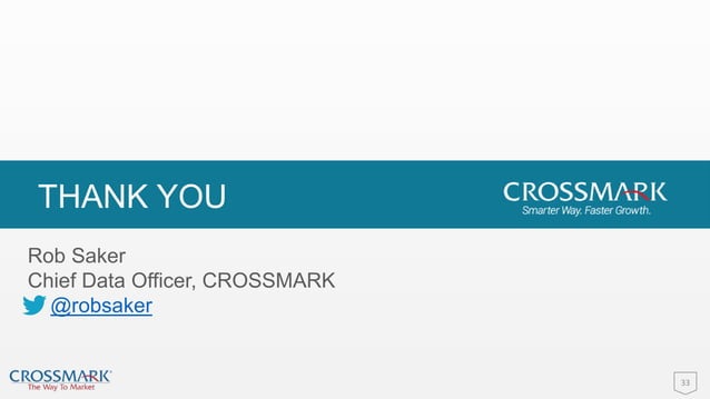 How CROSSMARK Rapidly Deployed BI Solutions Across the Value Chain | PPTX