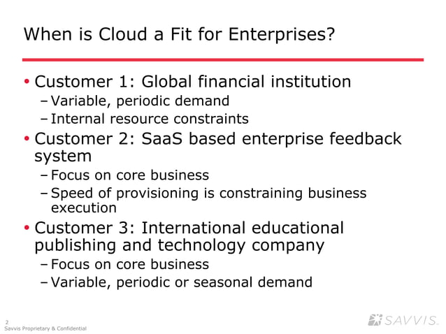 Gartner Catalyst Savvis Cloud API Case Study | PPT Gartner Catalyst Savvis Cloud API Case Study | PPT