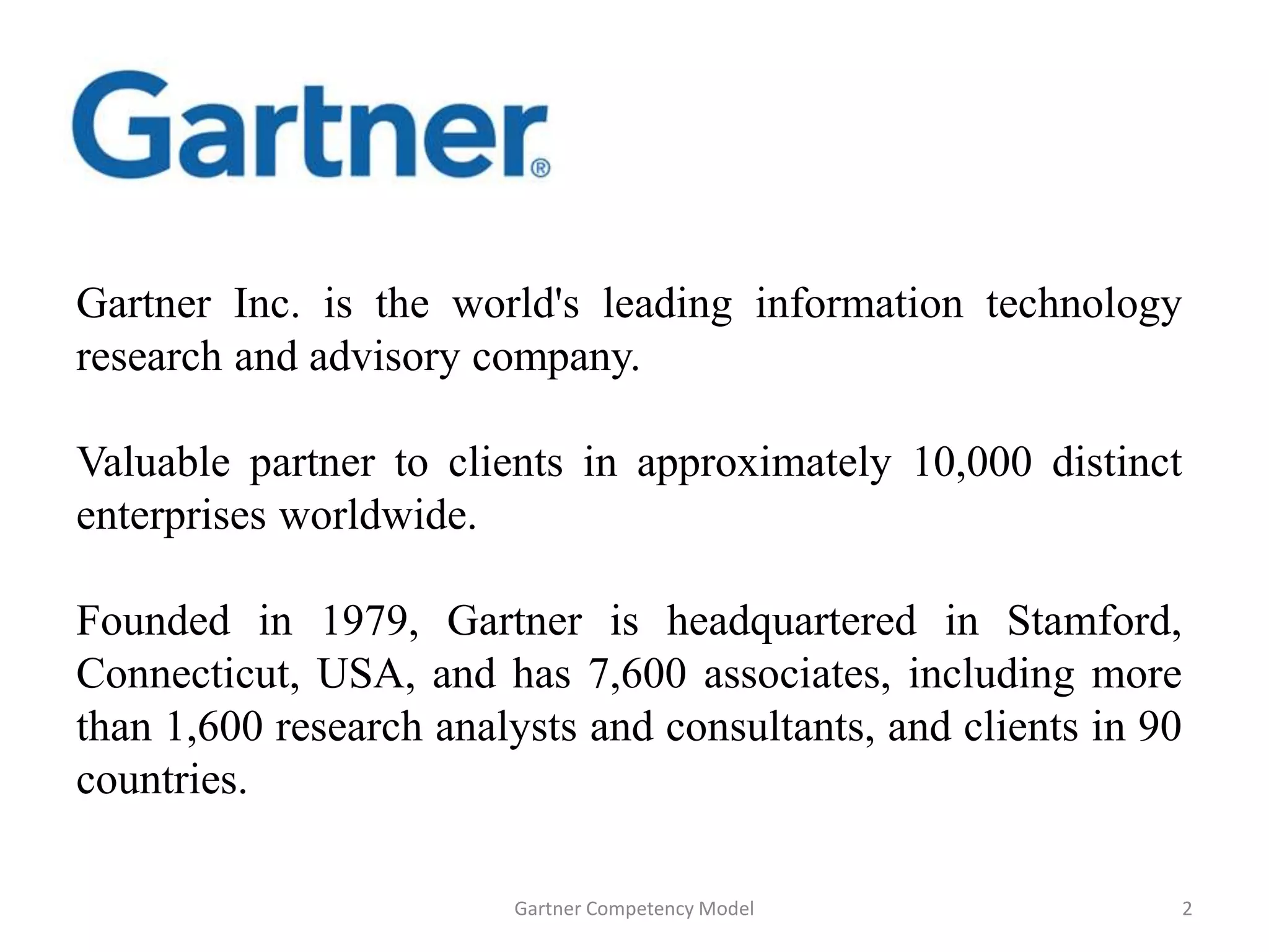 Gartner Competency CRM Model | PPTX