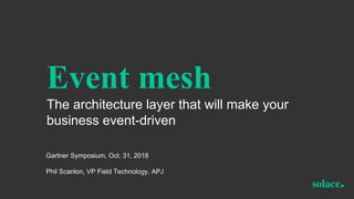 Event Mesh: the Architecture Layer That Will Make Your Business Event ...