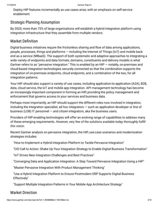 Gartner market guide for hybrid integration platform enabling ...