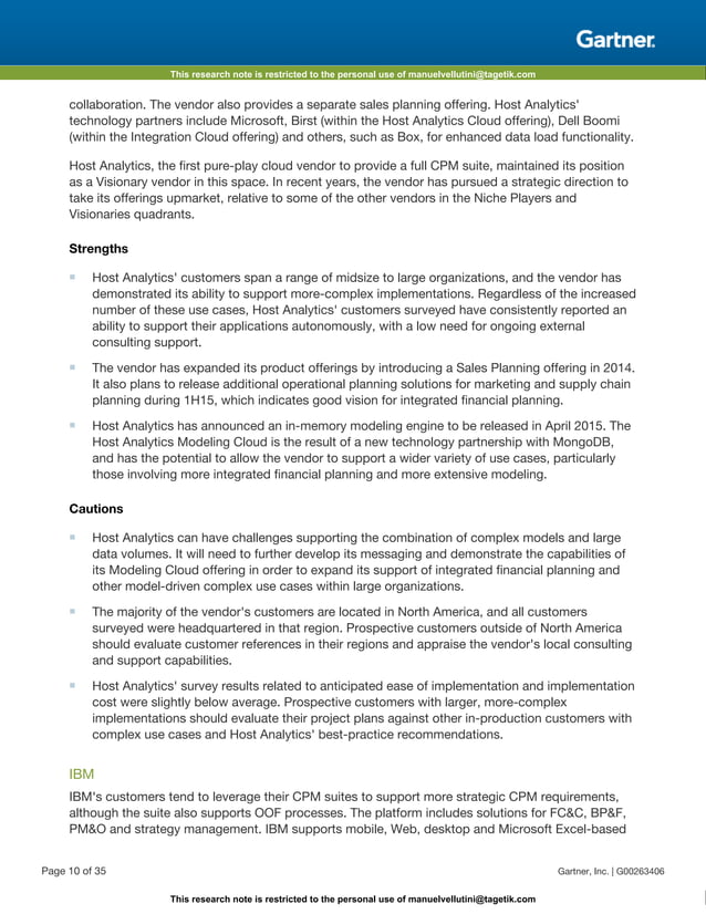 Gartner Magic Quadrant for Corporate Performance Management Suites ...