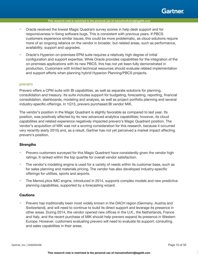 Gartner Magic Quadrant for Corporate Performance Management Suites ...