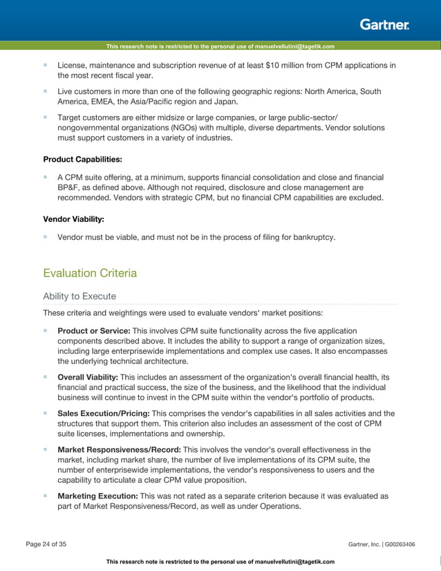 Gartner Magic Quadrant for Corporate Performance Management Suites ...