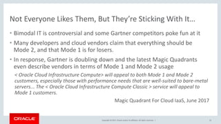 Gartner pace and bi-modal models | PPTX