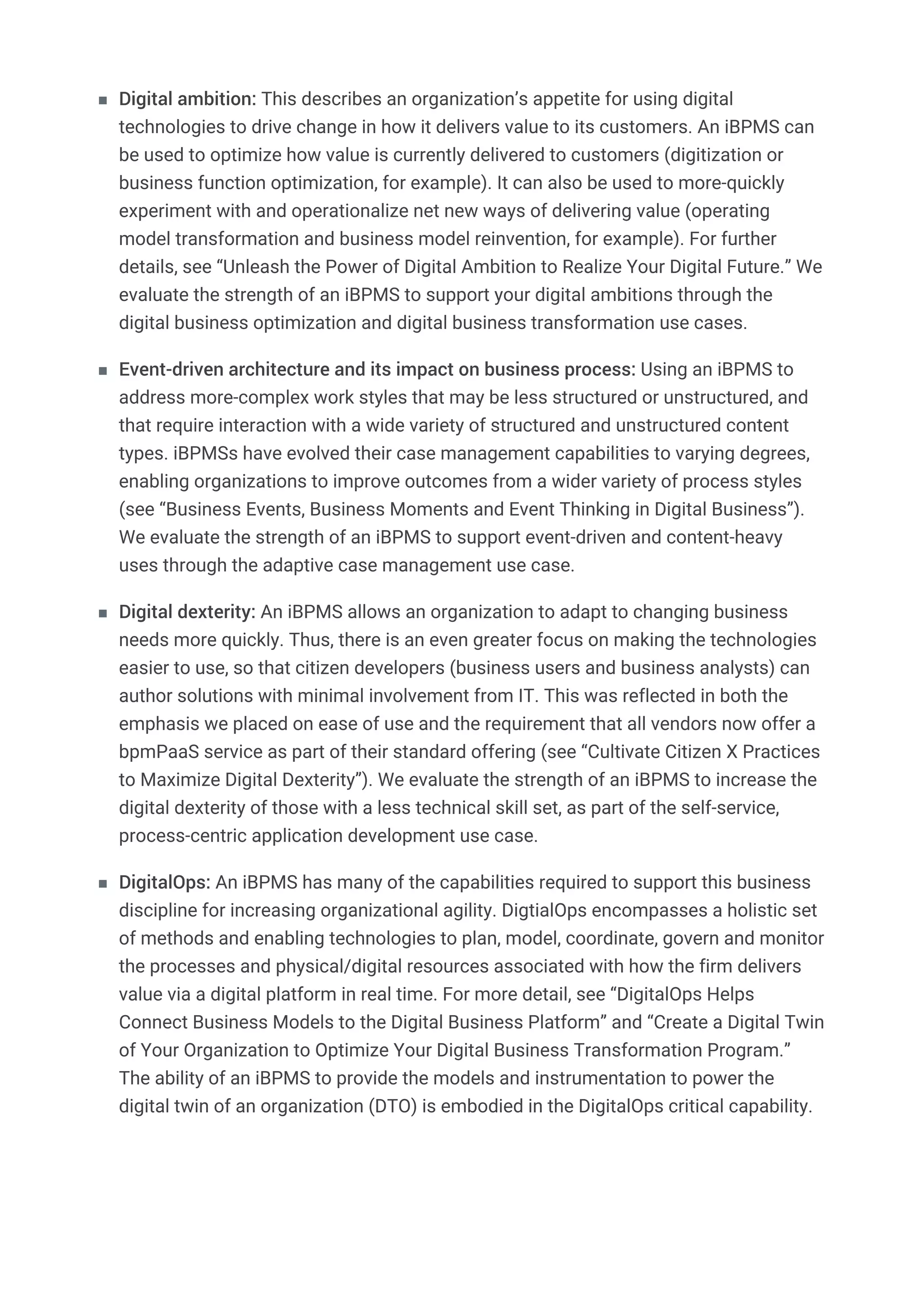 Gartner report on business process modeling | PDF | Business | Business ...