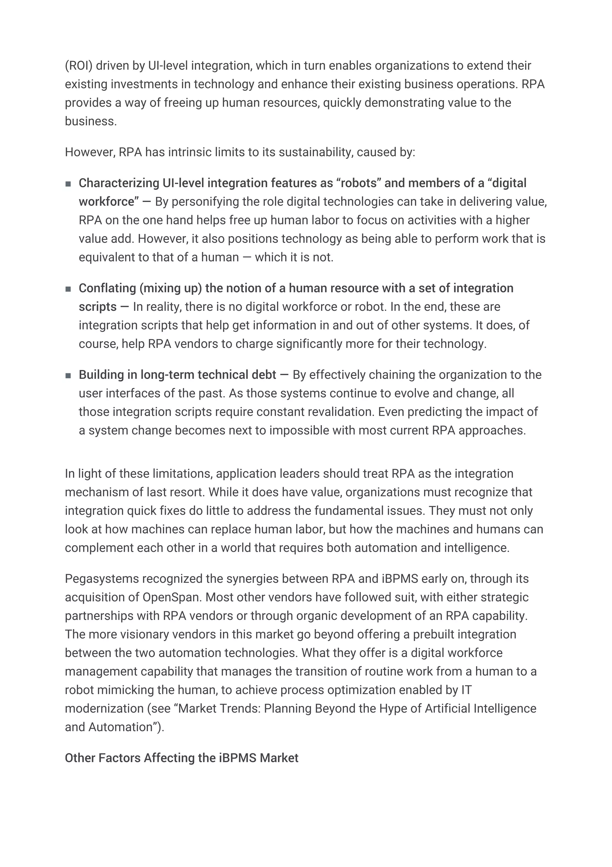 Gartner report on business process modeling | PDF | Business | Business ...