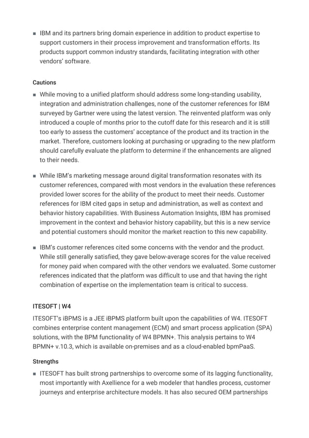 Gartner report on business process modeling | PDF | Business | Business ...
