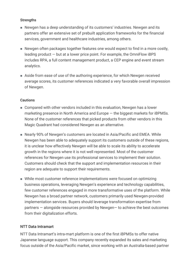 Gartner report on business process modeling | PDF | Business | Business ...