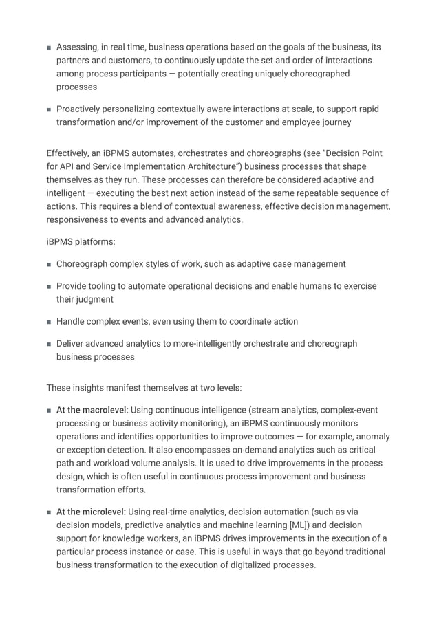 Gartner report on business process modeling | PDF | Business | Business ...