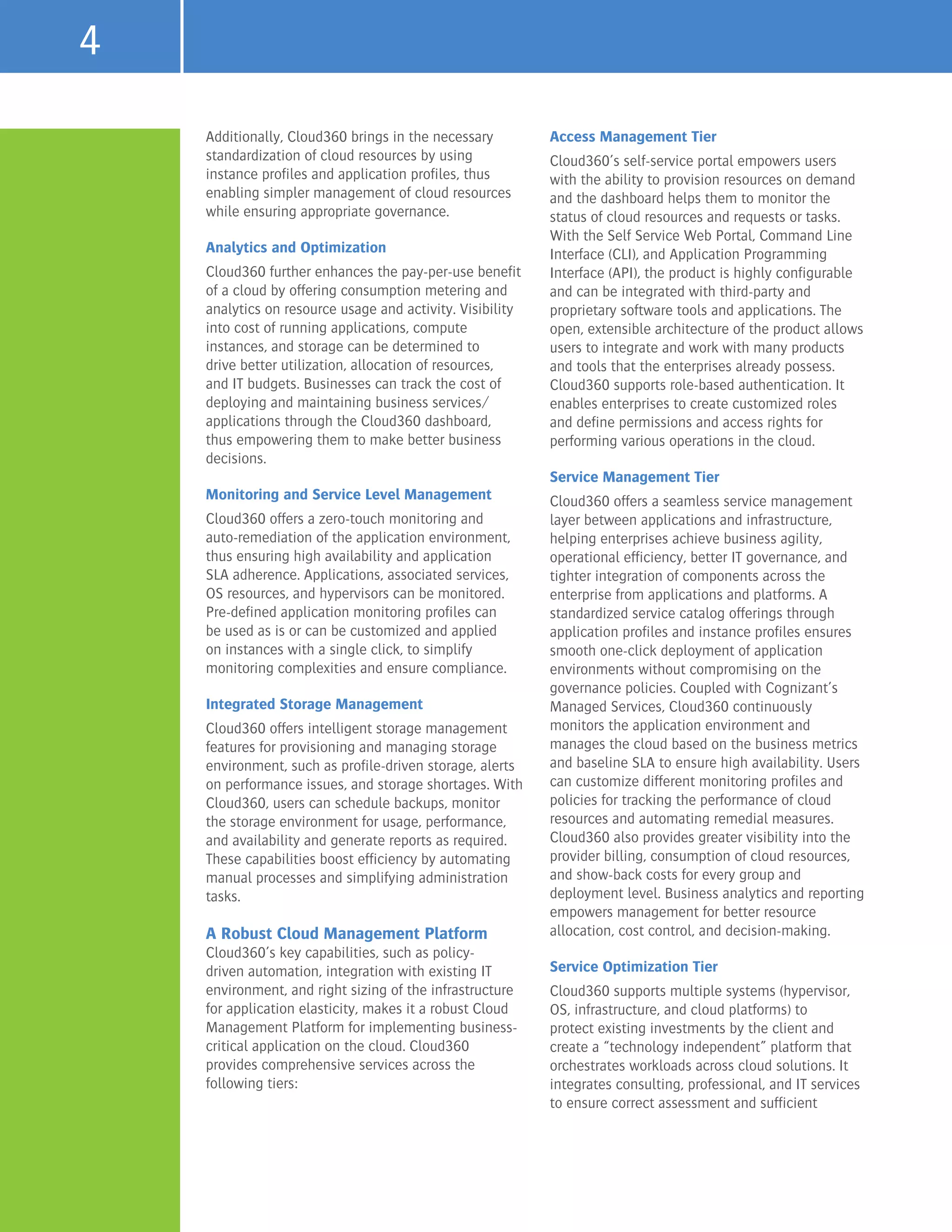 Gartner report on cloud360 cloud management platform | PDF