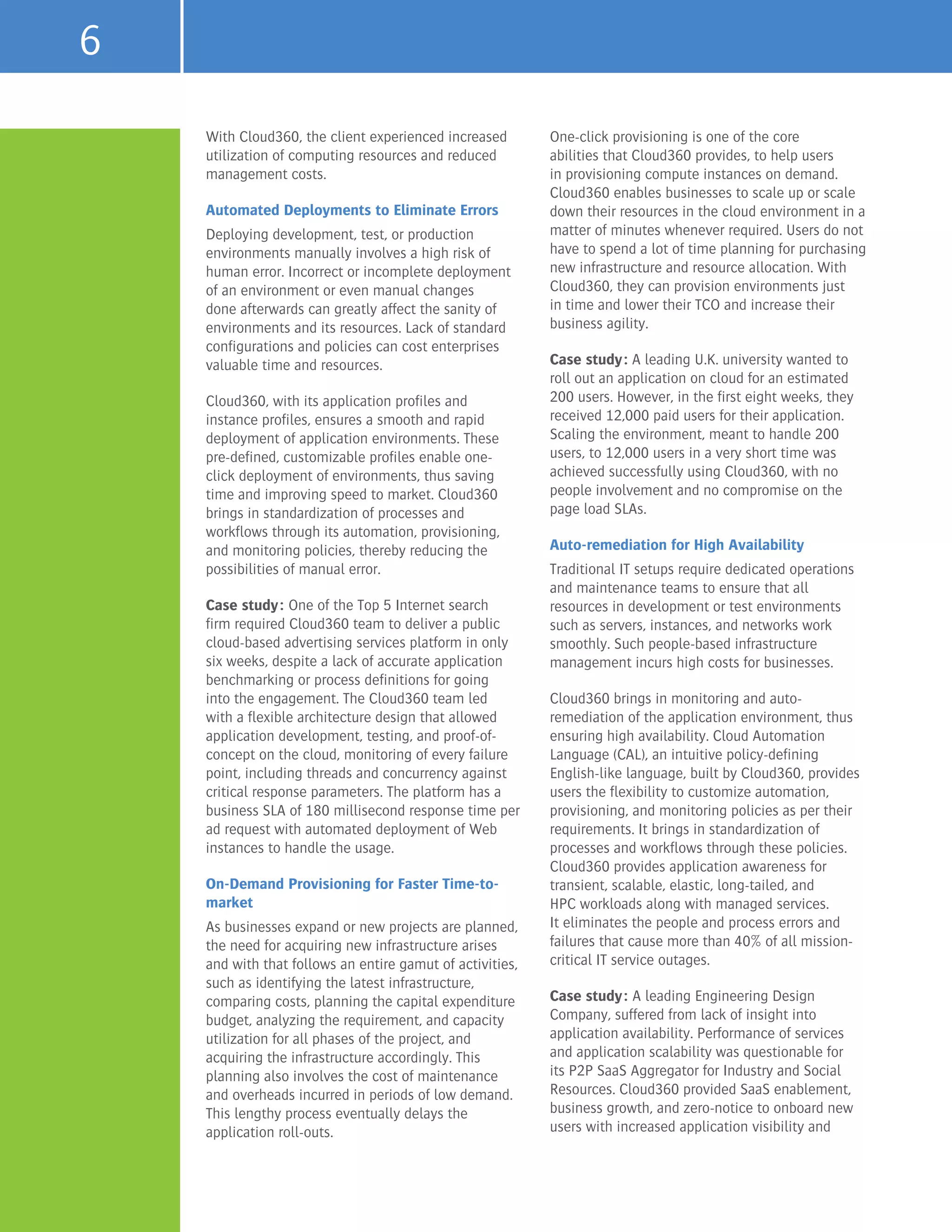 Gartner report on cloud360 cloud management platform | PDF