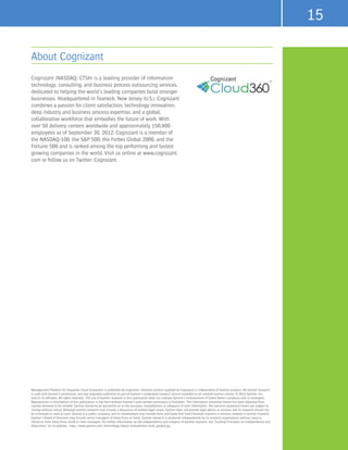 Gartner report on cloud360 cloud management platform | PDF