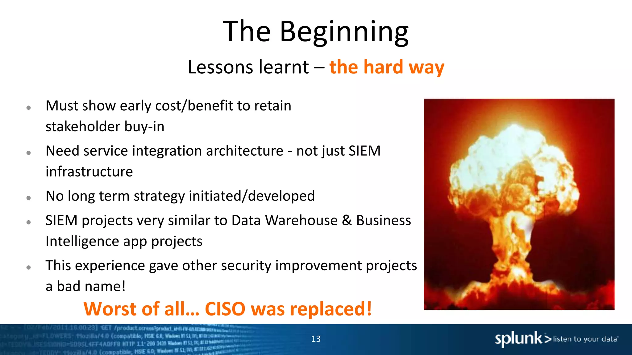 Travis Perkins: Building a 'Lean SOC' over 'Legacy SOC' | PPT