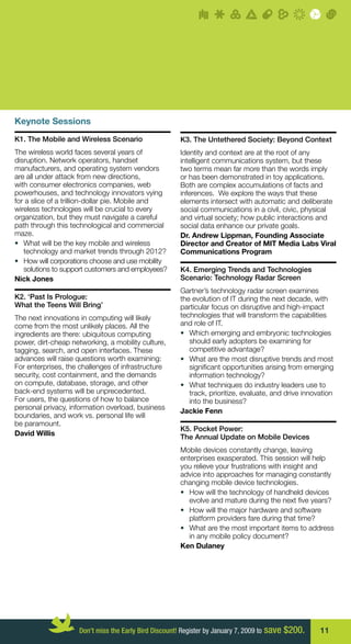 Gartner summit 2009 wireless_mobile_brochure | PDF