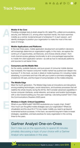 Gartner summit 2009 wireless_mobile_brochure | PDF