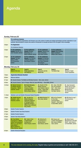 Gartner summit 2009 wireless_mobile_brochure | PDF