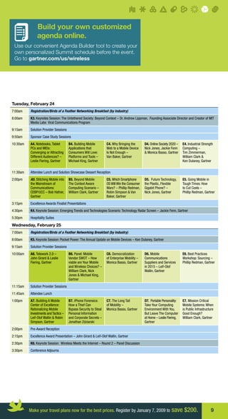 Gartner summit 2009 wireless_mobile_brochure | PDF